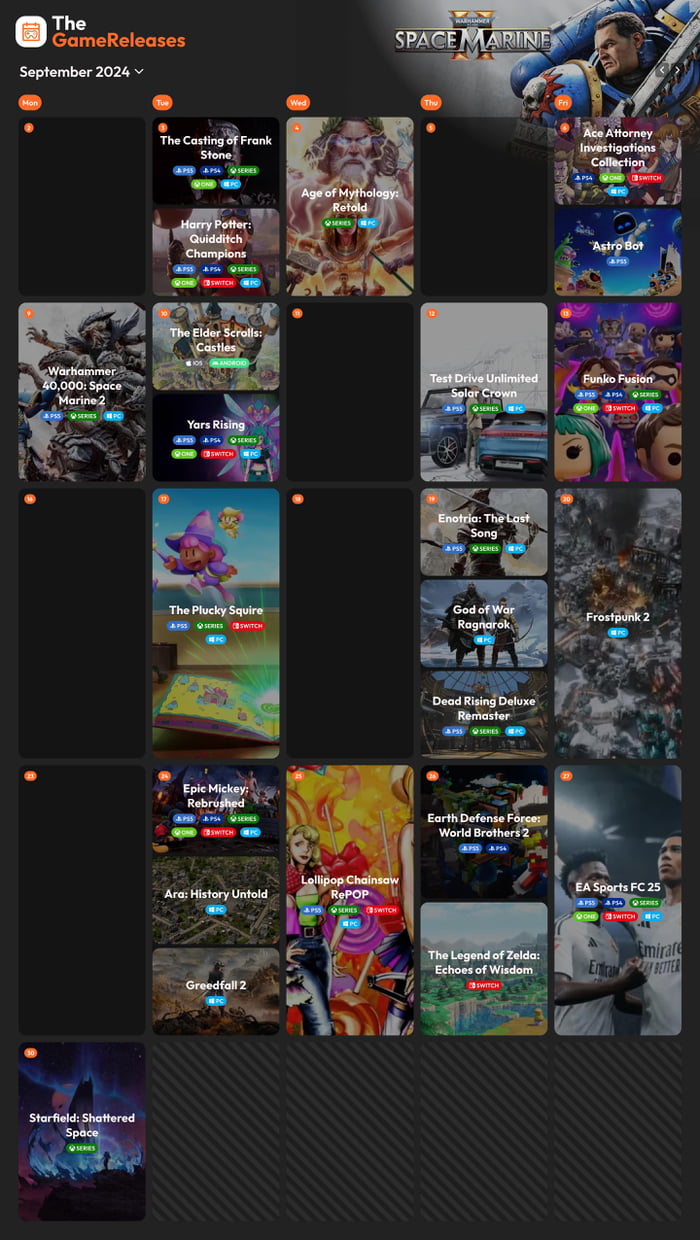 September 2024 Game Release Highlights - What will you be playing? - 9GAG