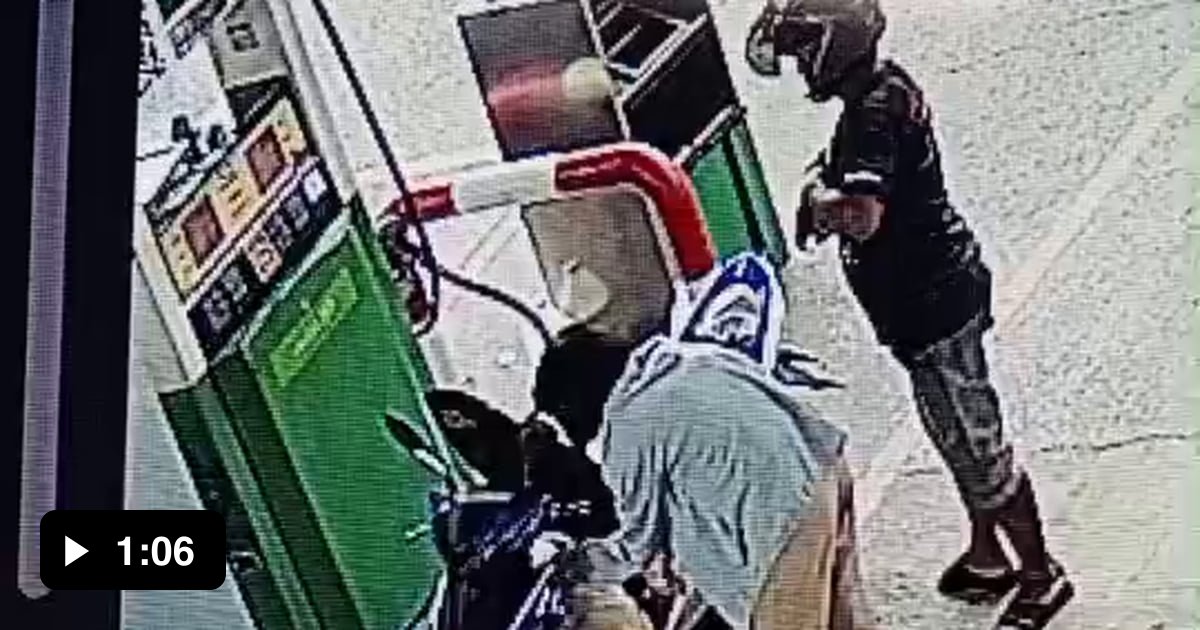 Filling up gas at a gas station is strictly prohibited from playing with a cell phone while ...