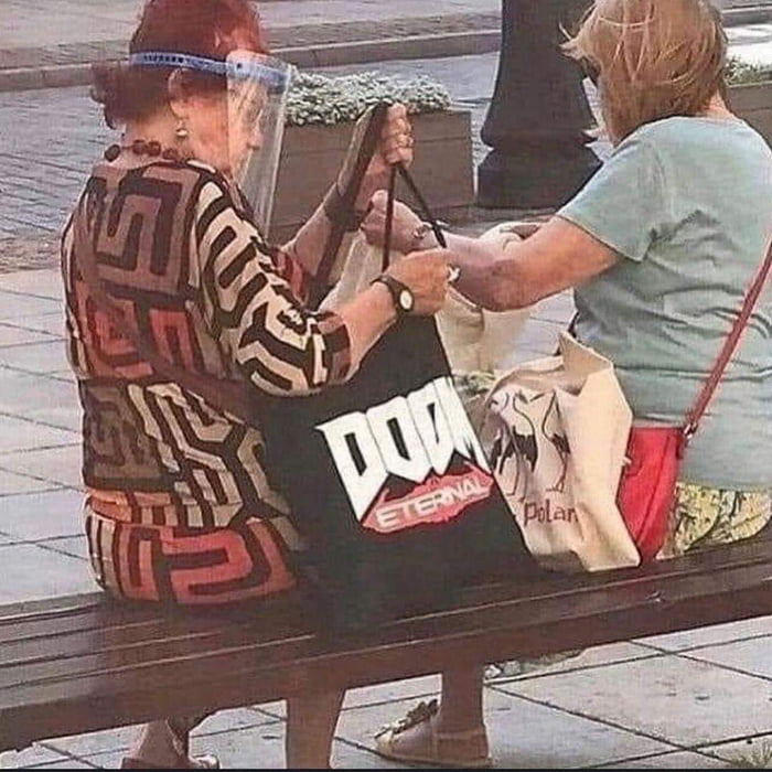 Lockdowns were temporary. Doom is eternal. - 9GAG