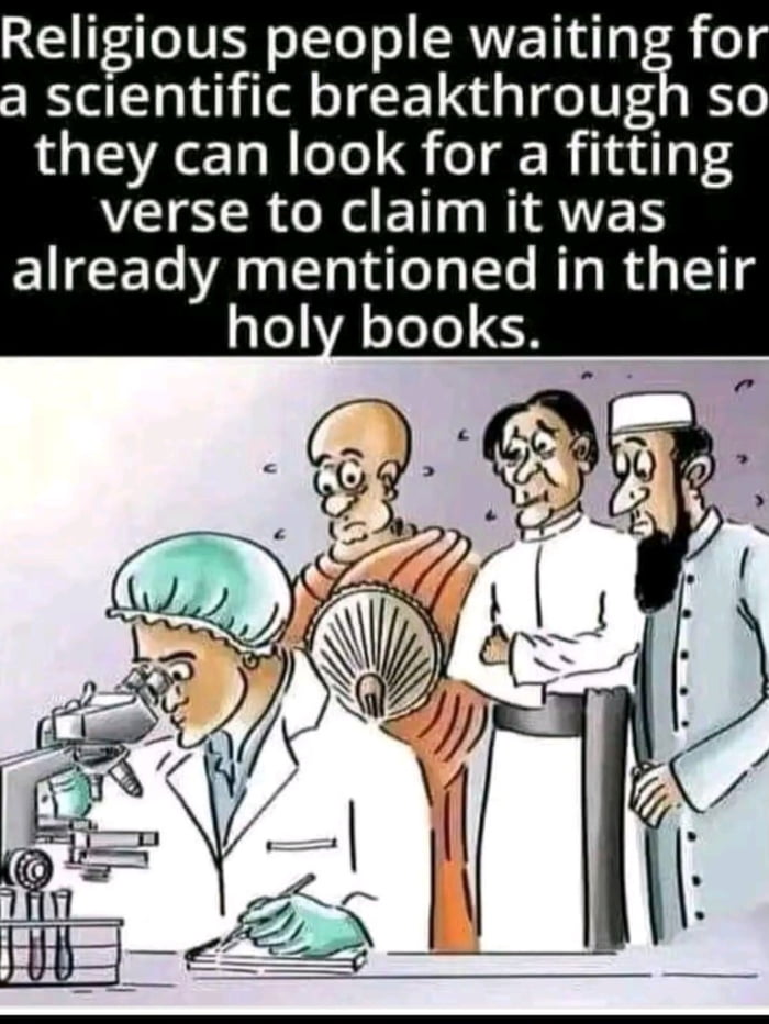 Who gave that scientist the brain .. And guide him to discover? - 9GAG