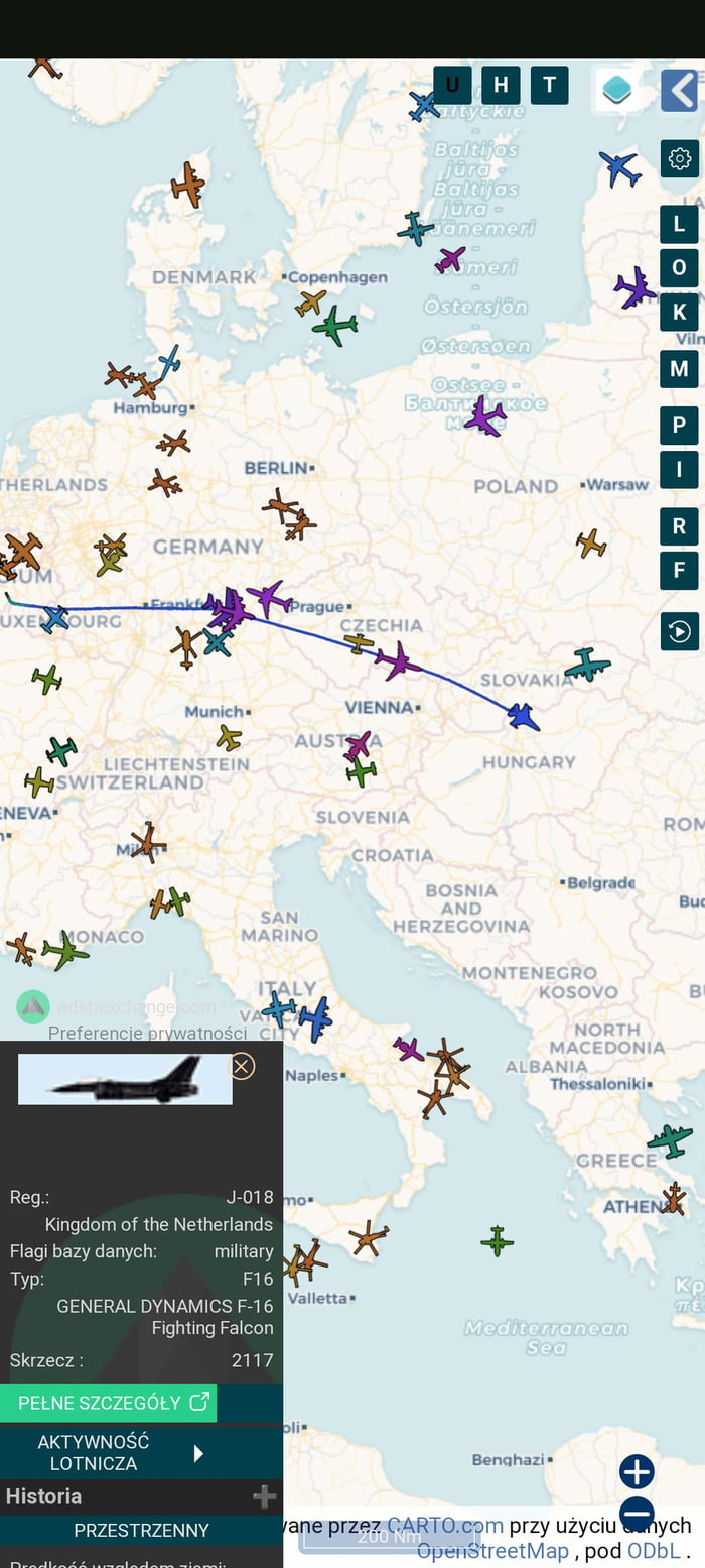 Summer is fully started at the Black Sea. Annual migration of F-16 from ...