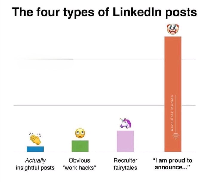 I hate linkedin nowadays - 9GAG