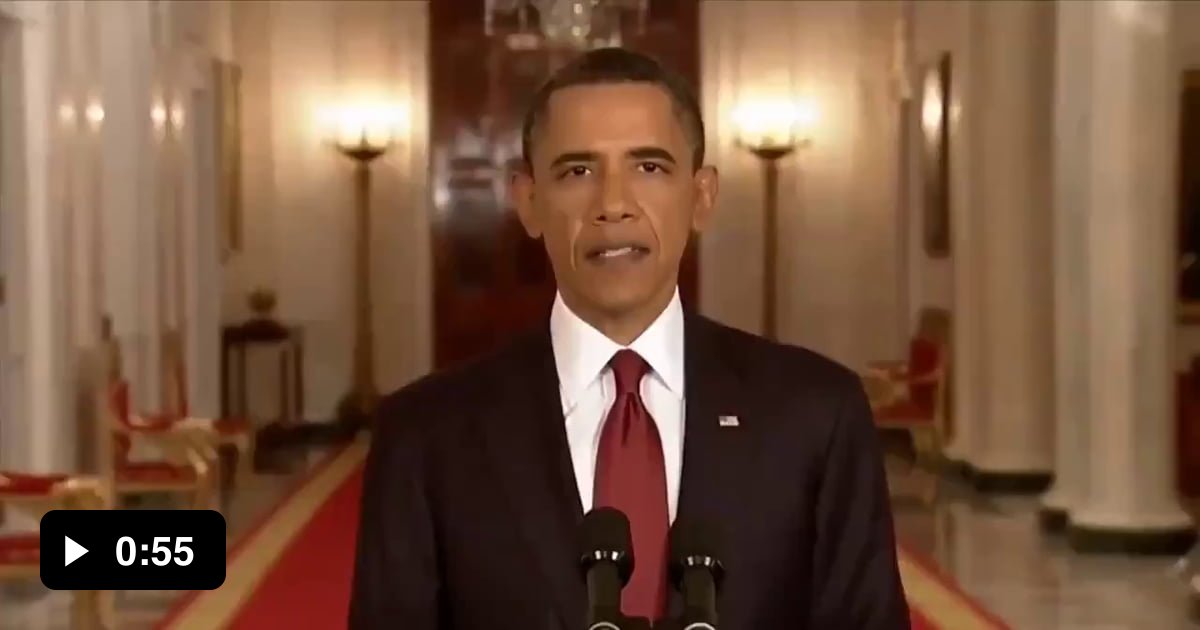 Obama and Trump - Announcing the death of a terrorist - 9GAG
