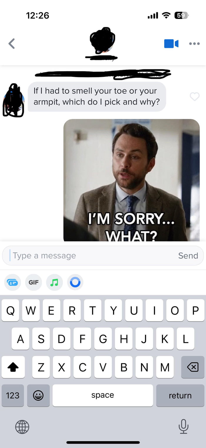 Was relieved I’ve never had any bizarre things come through to post…. That changed today 🙃 - 9GAG