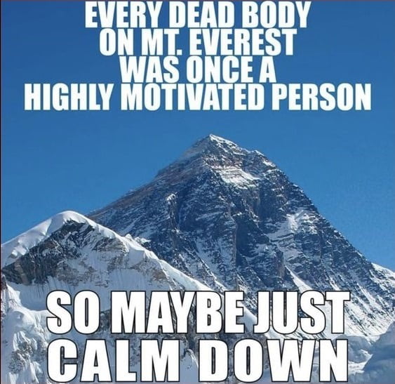 Climbing or Calm Down - 9GAG