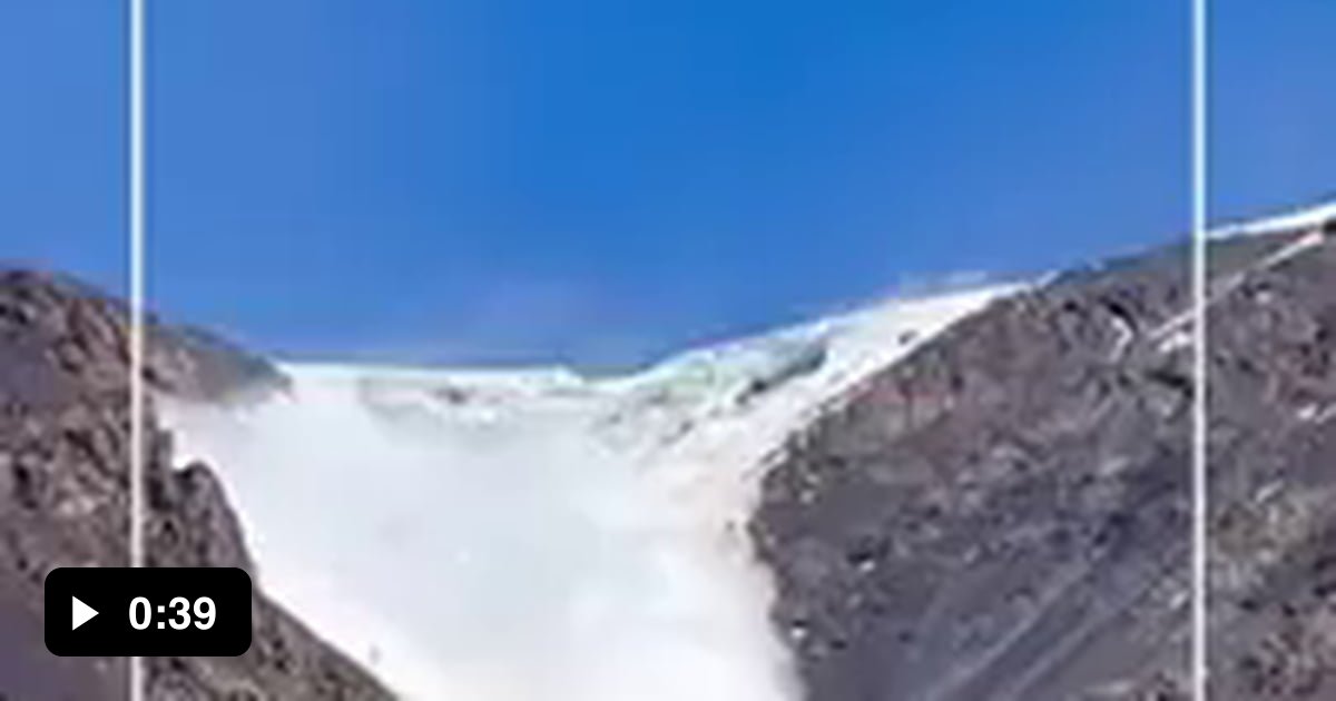 Man in Kyrgyzstan gets eaten by an avalanche - 9GAG