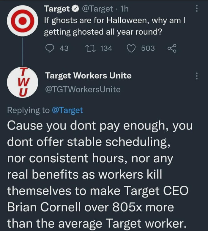 From what I've heard, Target is not a good place to work - 9GAG