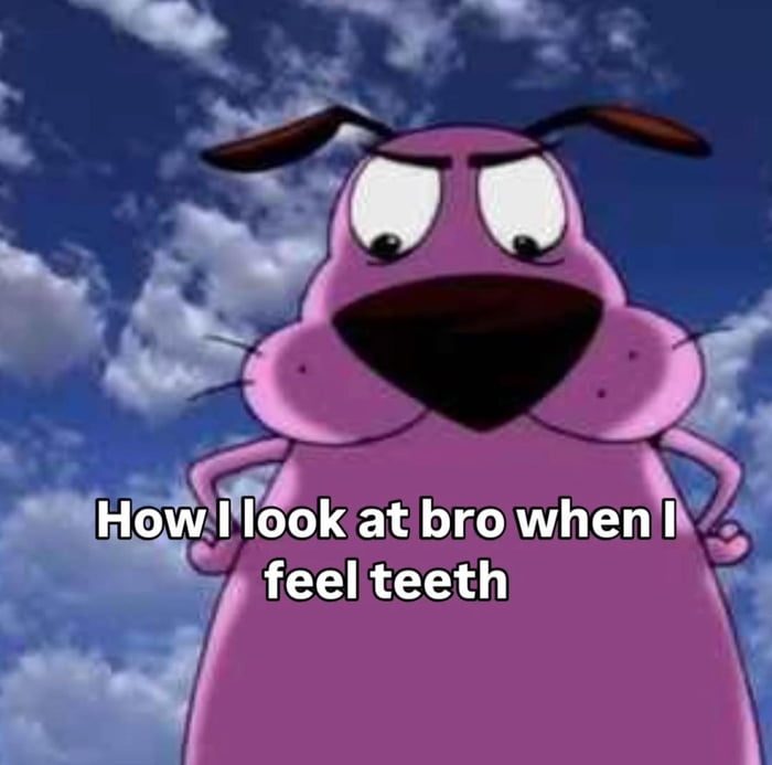 Bro we talked bout this, no using teeth - 9GAG