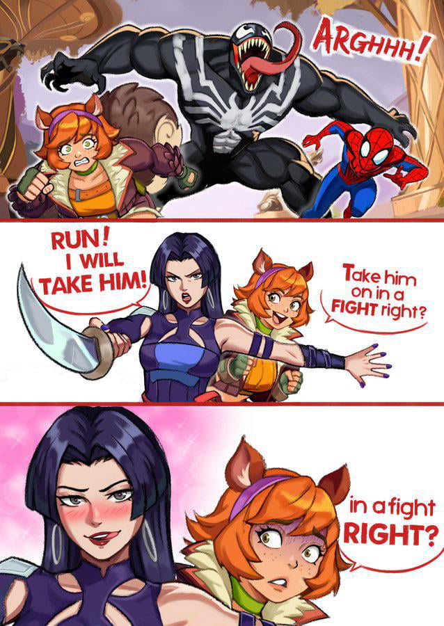 Taking on Venom - 9GAG