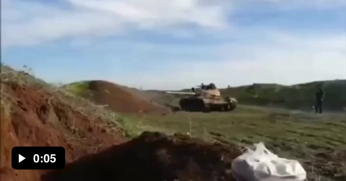 Tank almost hit with anti tank munition - 9GAG