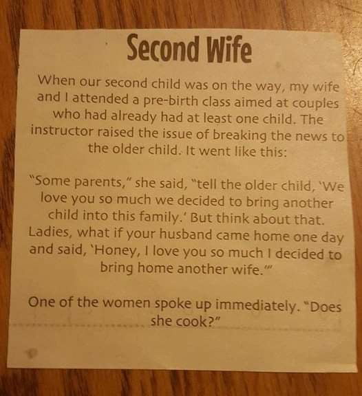 Second wife - 9GAG