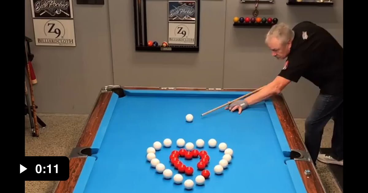 Satisfying pool shot - 9GAG