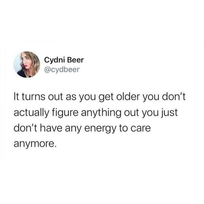 The true secret to aging gracefully. - 9GAG
