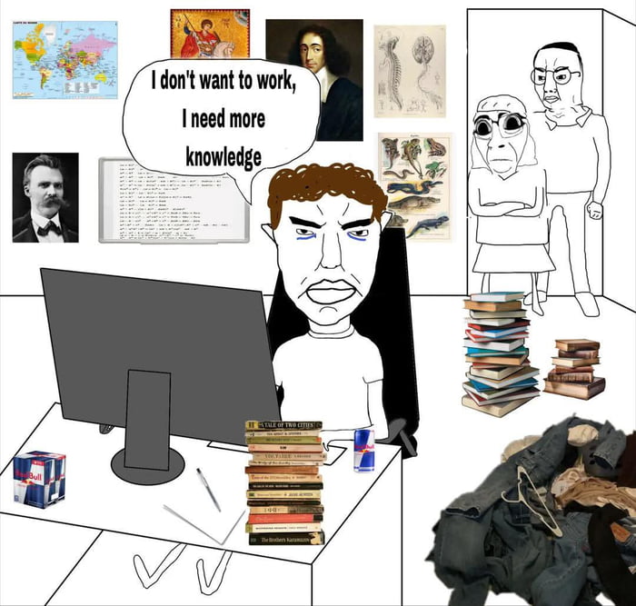 Learning is procrastination for Smart people - 9GAG