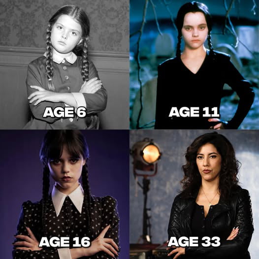 Evolution of Wednesday Addams - 9GAG