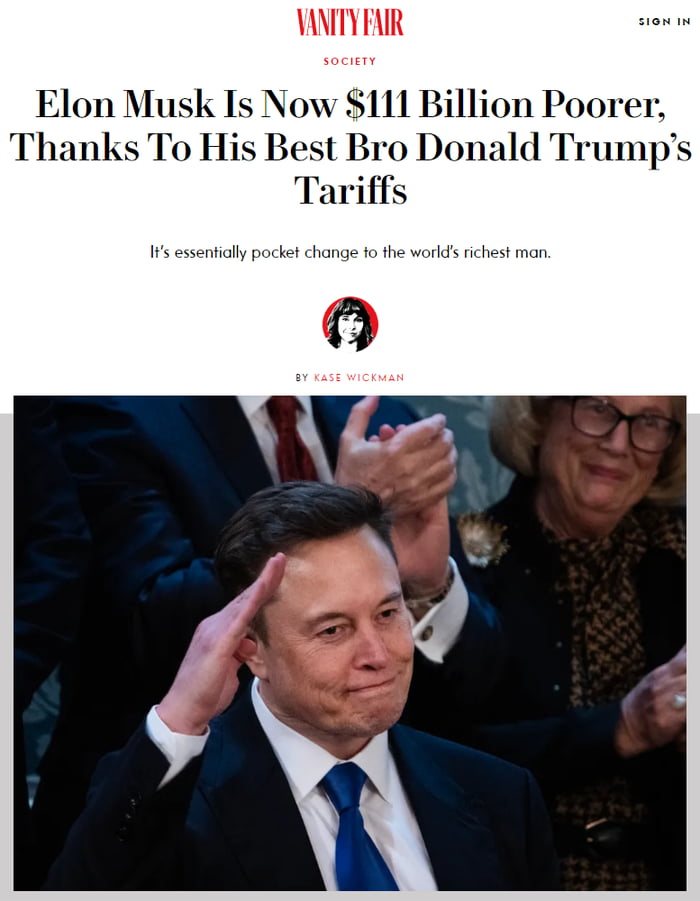 If there any reason for elon musk's big wish to take chainsaw to Oval Office? - 9GAG