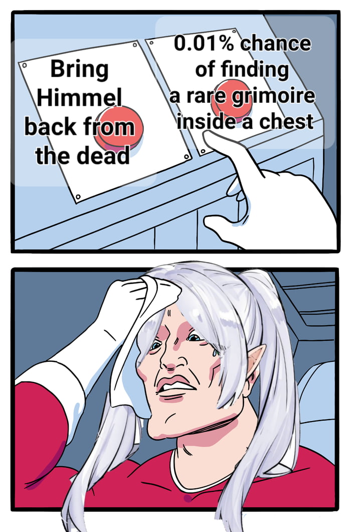 Surely, she chose Himmel. She loves him. Right? - 9GAG