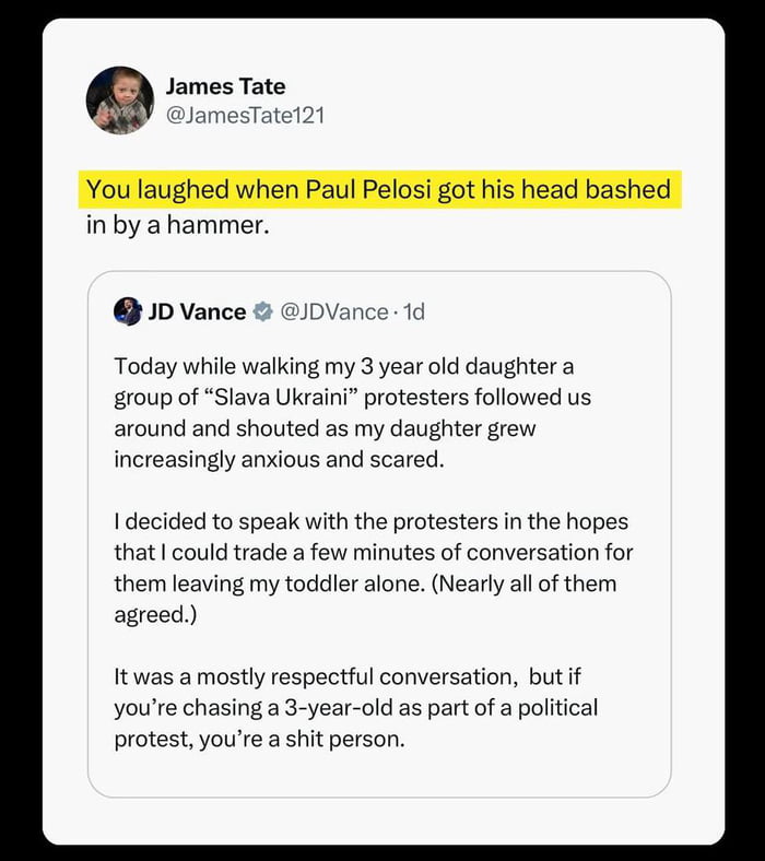 Hey JD.. Remember the hammer attack? - 9GAG