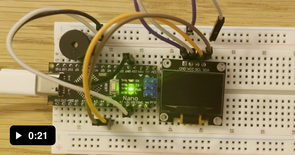 Playing with arduino buzzer and screen. - 9GAG