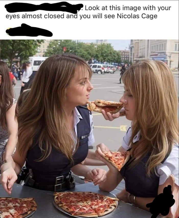 Look at this image with your eyes almost closed and you will see Nicolas Cage - 9GAG