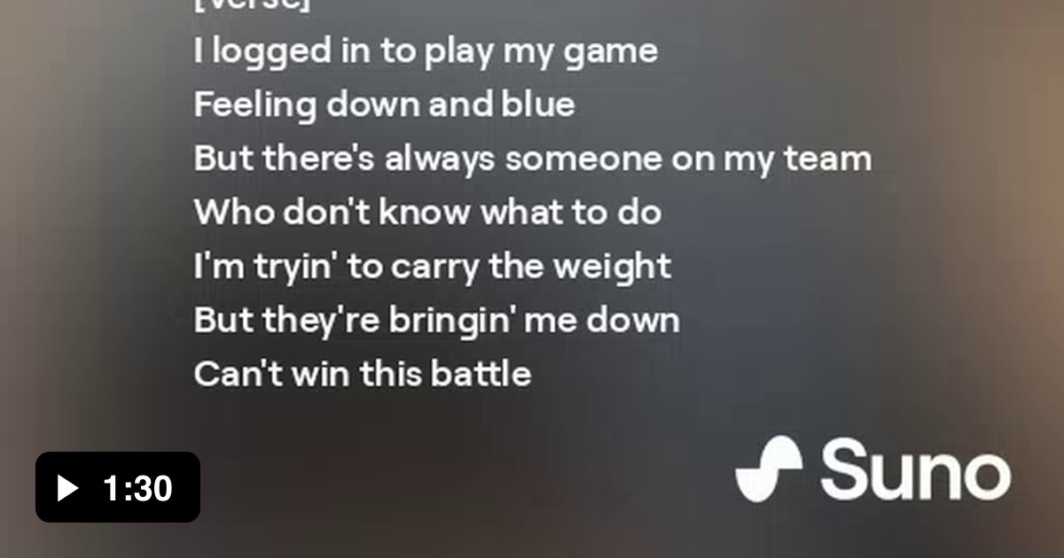 Gone AFK (AI generated song) - 9GAG