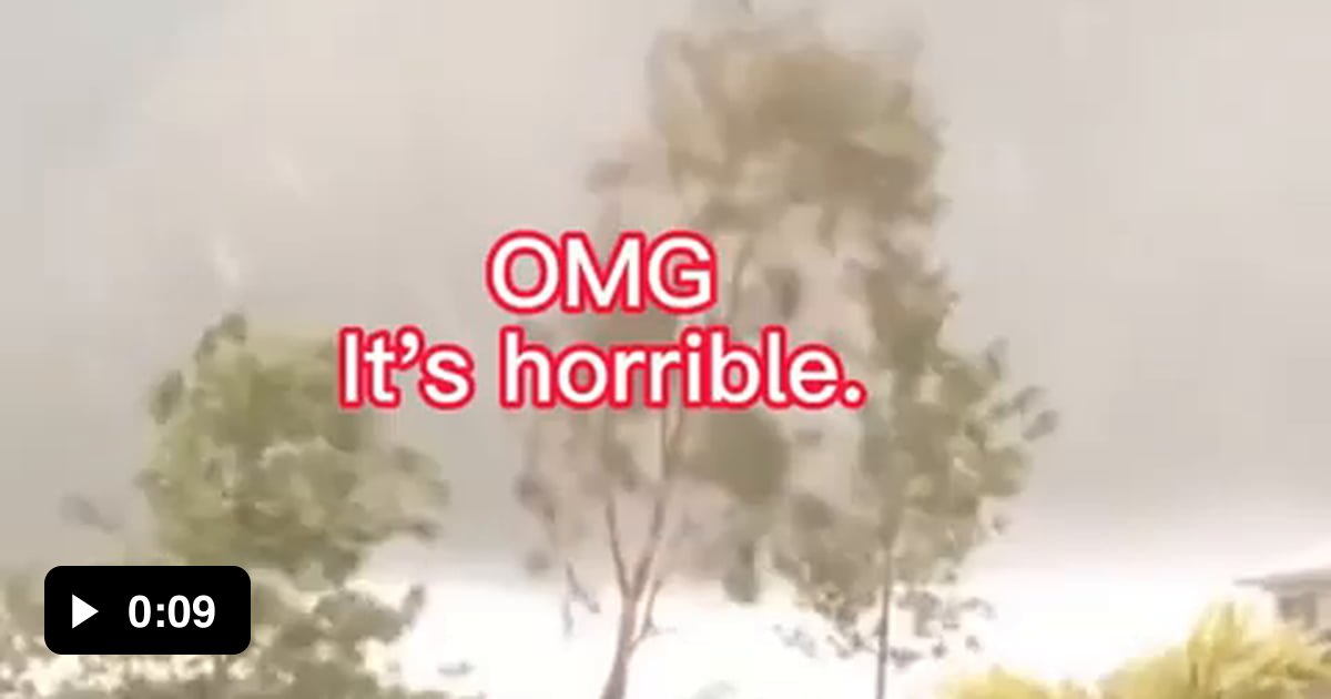 Terrible hail - 9GAG