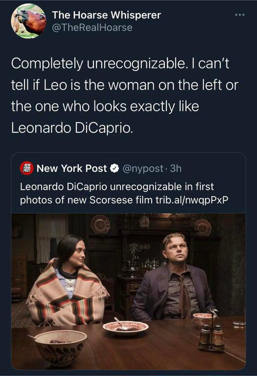 Leo DiCaprio is totally unrecognizable! - 9GAG