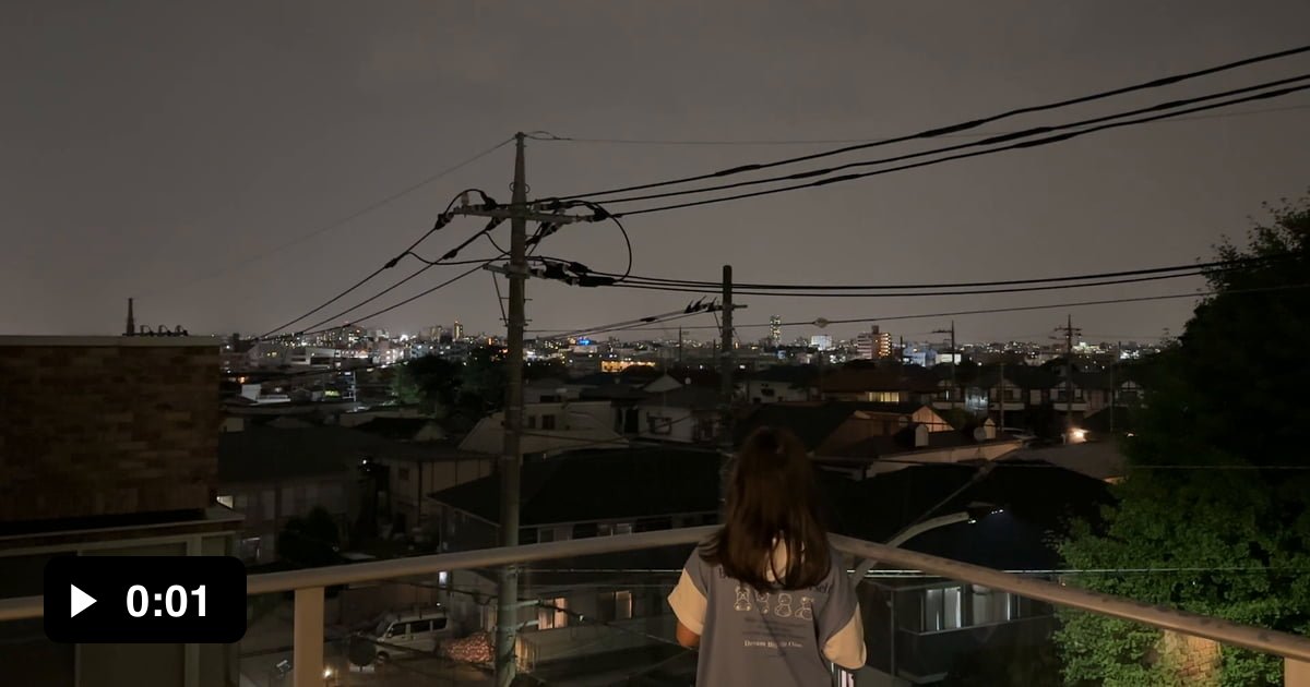 Tokyo lightning today with explosion - 9GAG