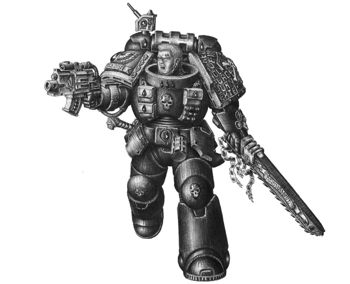 Watch-Sergeant Aetolos - Deathwatch kill-team leader - 9GAG