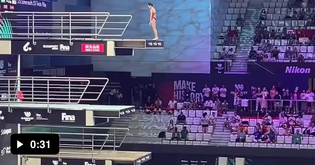 One of the best performances I've ever seen with minimal splash - 9GAG