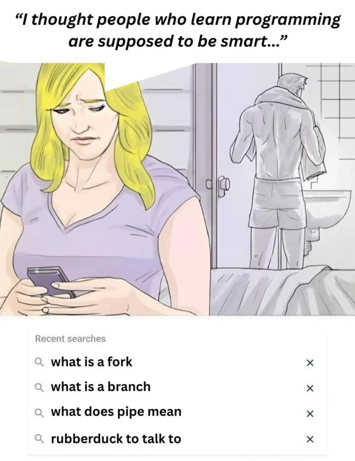 Day 3 of learning Git: starting to lose her respect - 9GAG