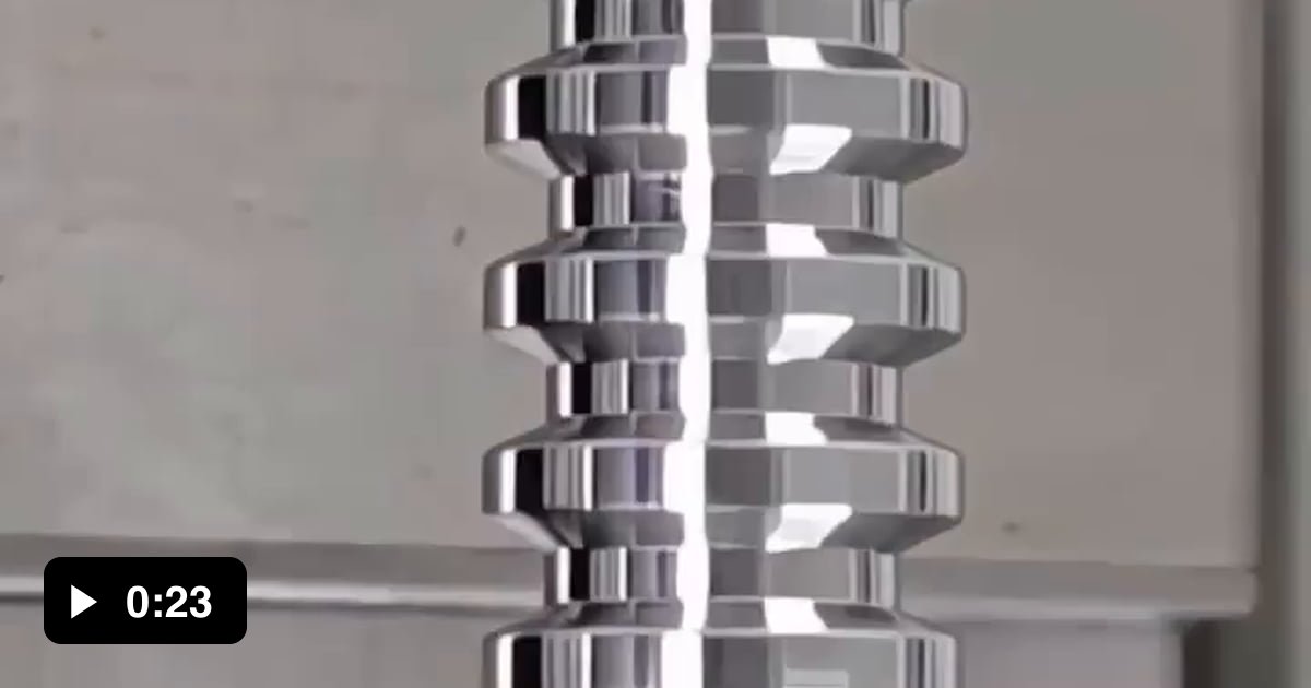 Hypnotic precision machining. - 9GAG