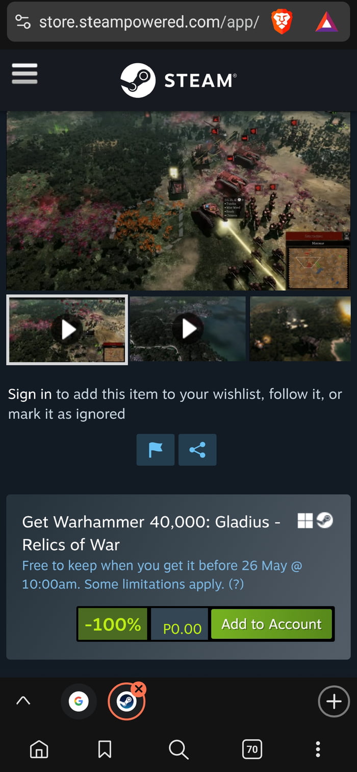 Warhammer 40k gladius is free to keep if anyone wants. - 9GAG