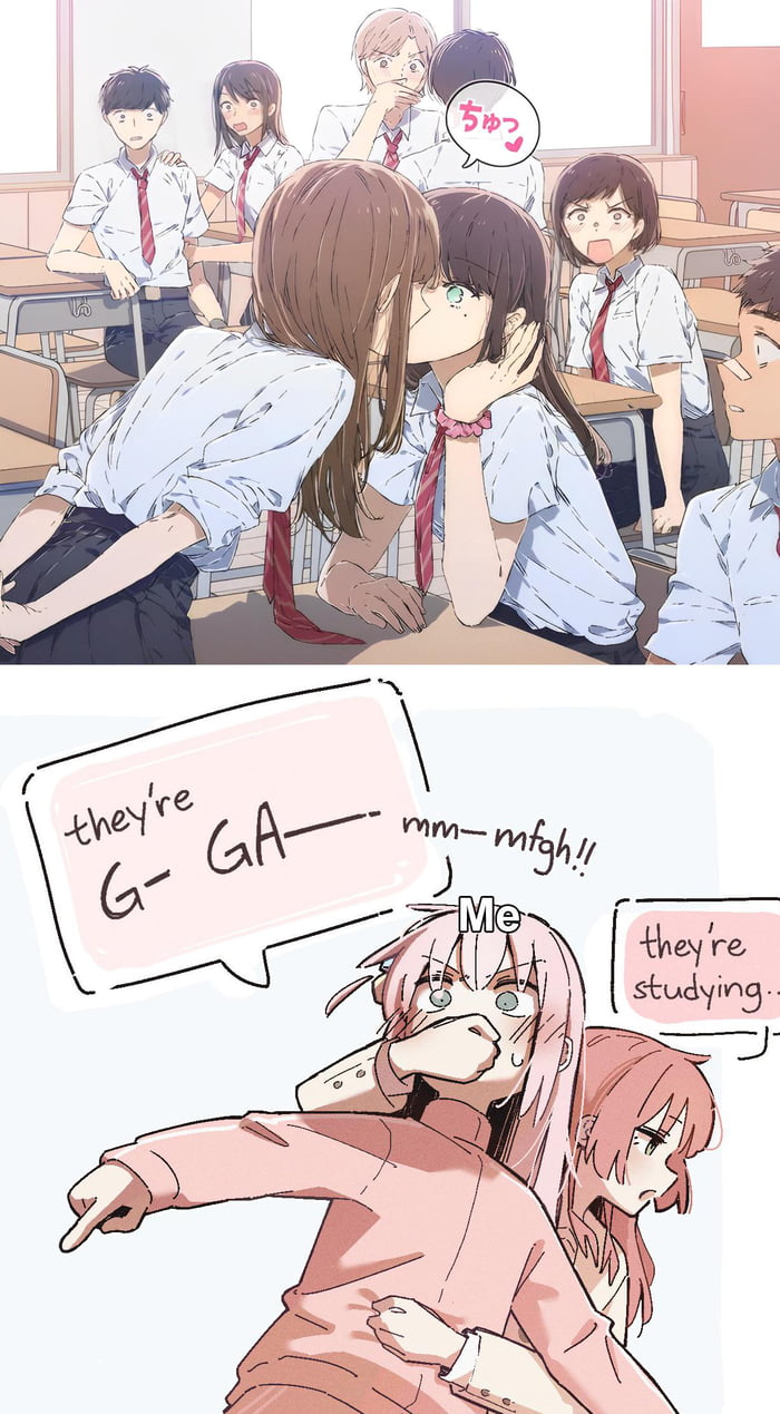 Ah yes, peak classroom studying. - 9GAG