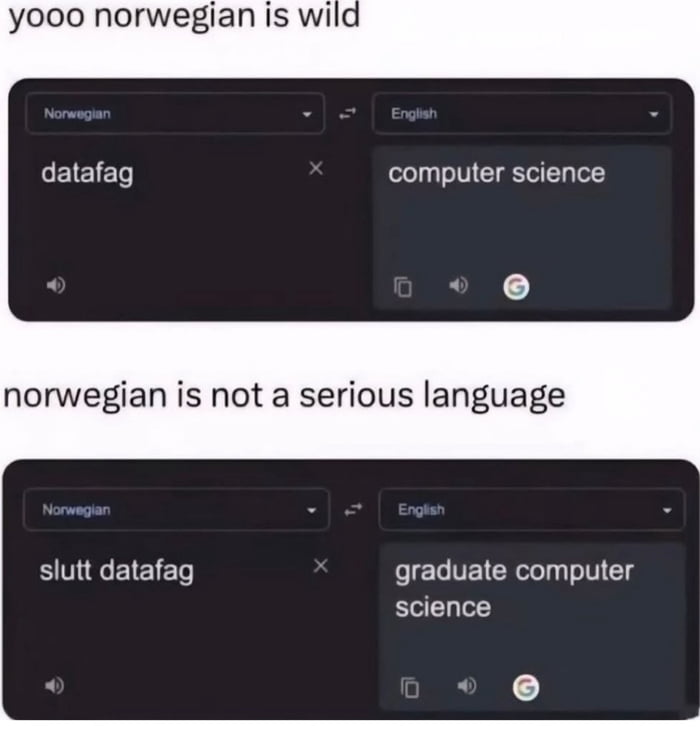 Norwegian is just built different. - 9GAG
