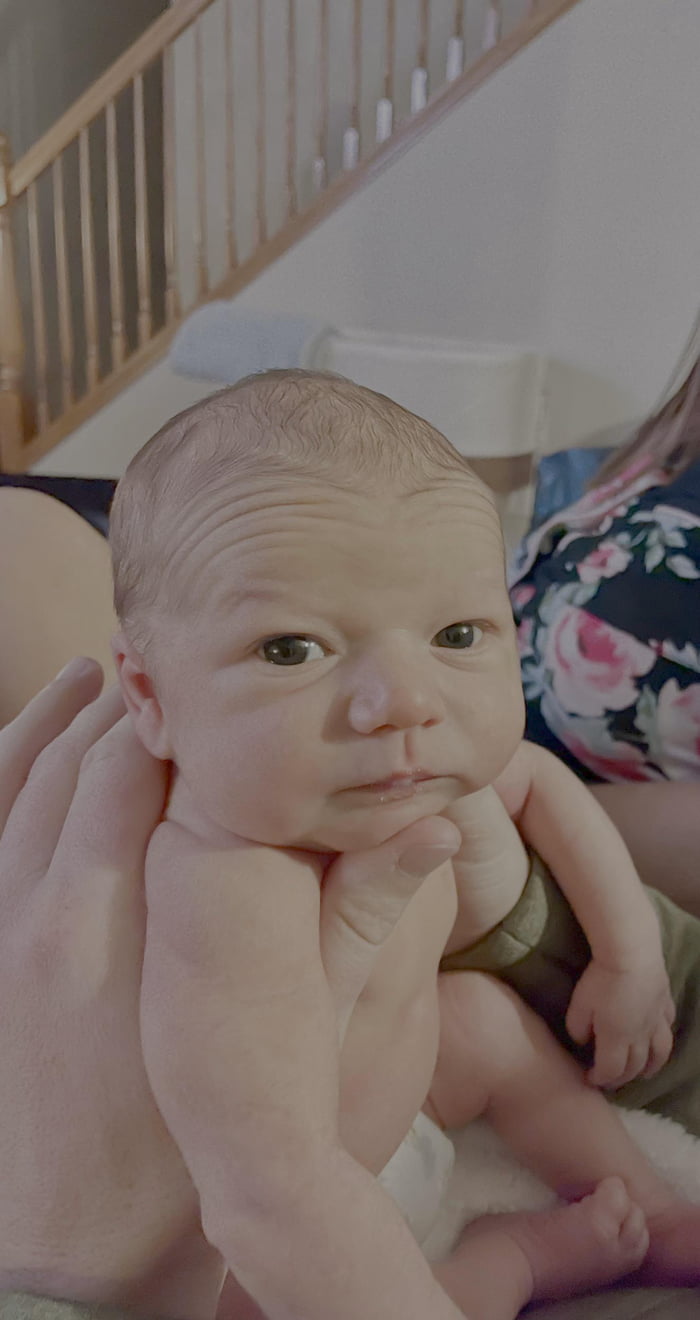 We either had a baby or a 40 year old man. - 9GAG