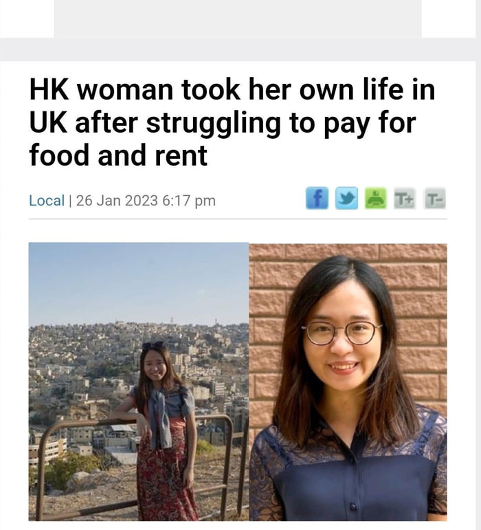 Hong Kong high educated woman who fled Hong Kong after 2019 riot with her BNO passport. She ...