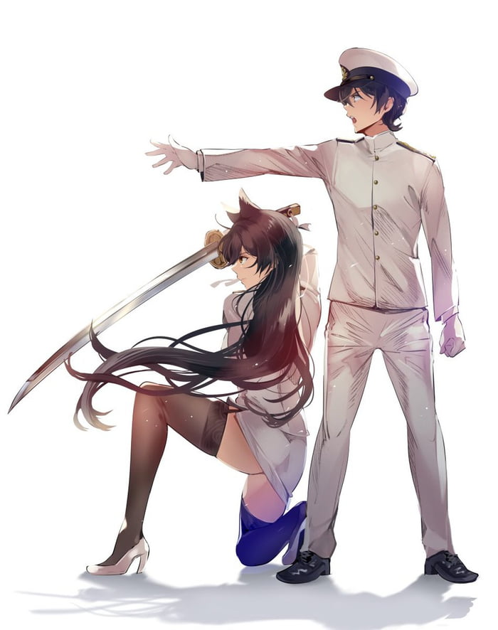 Commander in action ! Soße: Atago (artist: ann ann58533111) - 9GAG