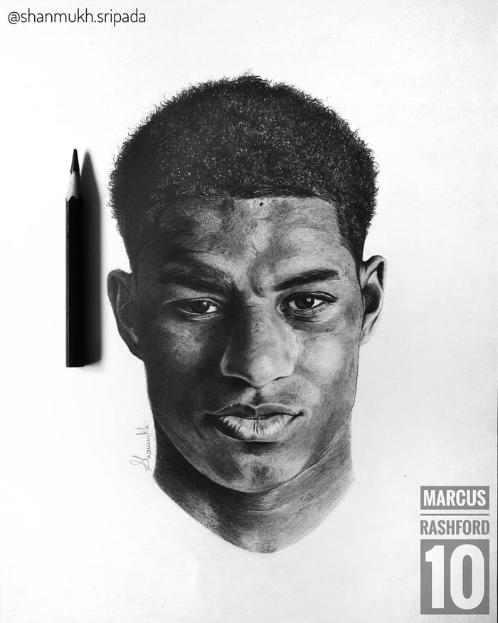 Marcus Rashford Sketch - 9GAG