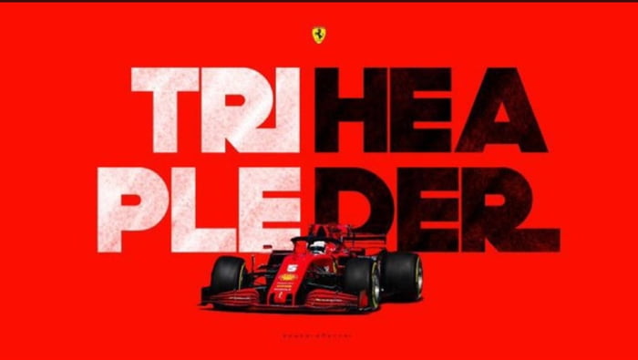F1 Triple Header courtesy of Ferrari - 9GAG