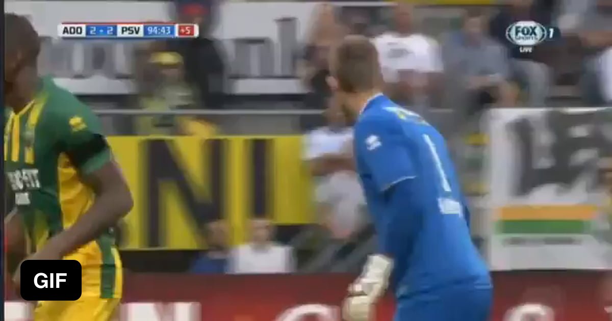 With 15 seconds left, a goalkeeper ties the game with a behind-the-back ...