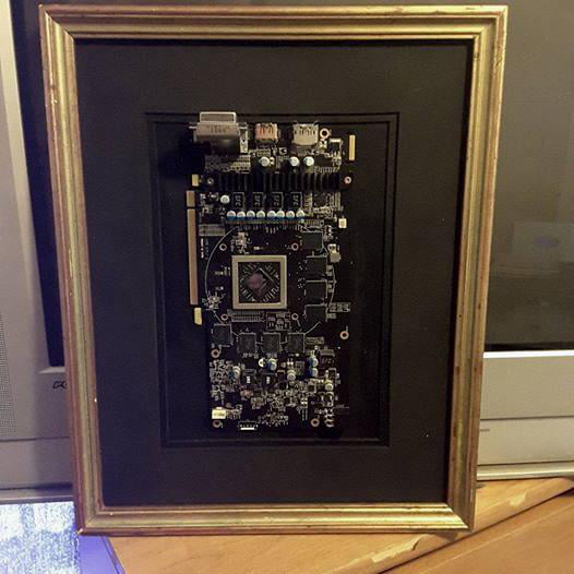 Dead GPU? Frame and hang it up! - 9GAG
