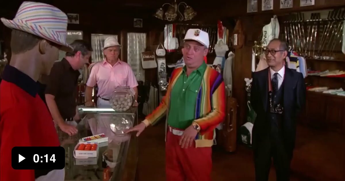 40 years ago today, Caddychack was released. - 9GAG