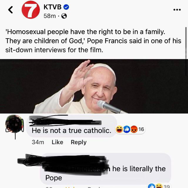 Literally gatekeeping the Pope? - 9GAG