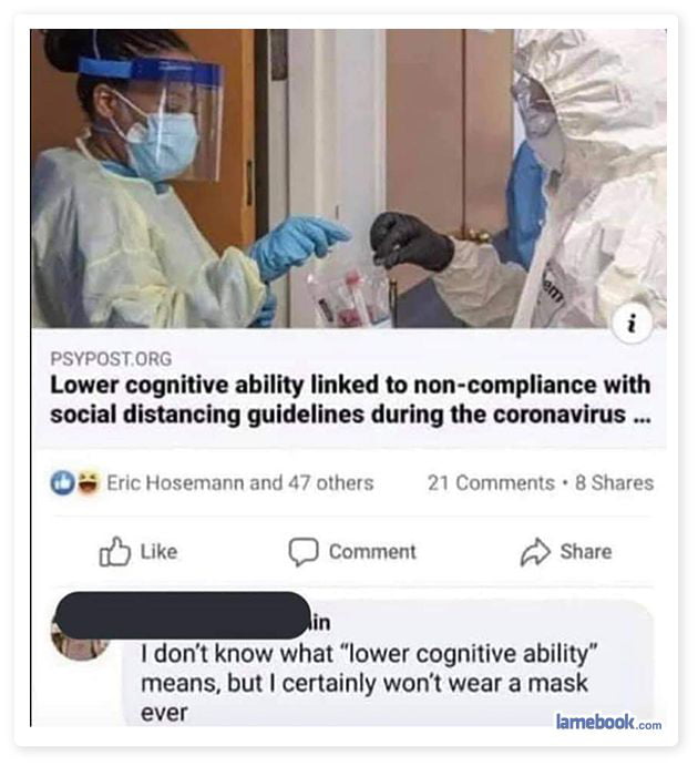 No Mask, never - 9GAG