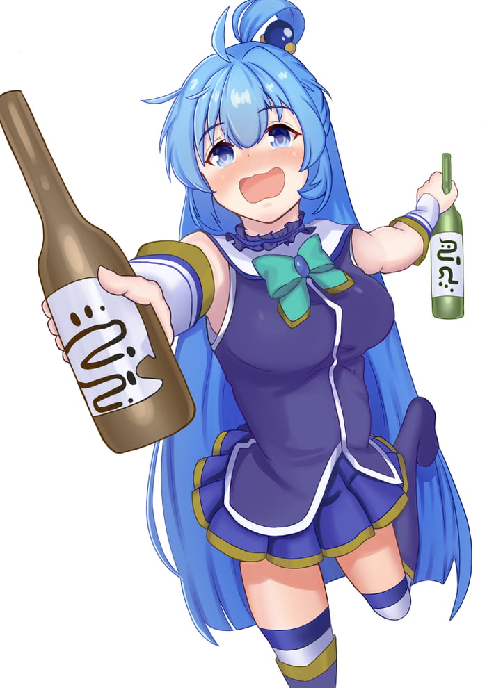 Drunk Aqua Fanart - 9GAG