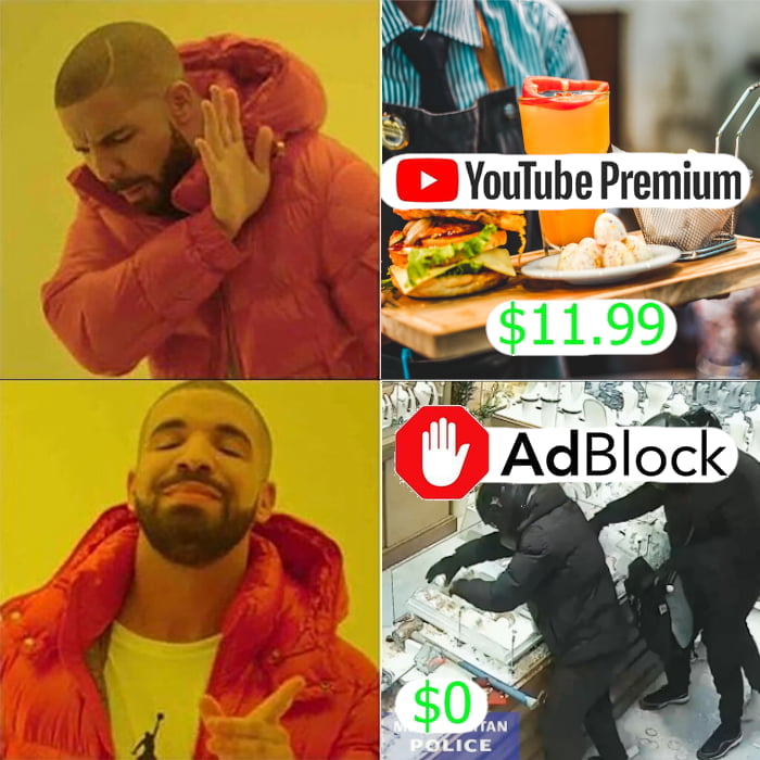 I saw a post comparing YouTubePremium with AdBlock today. Thought I correct it a bit. - 9GAG