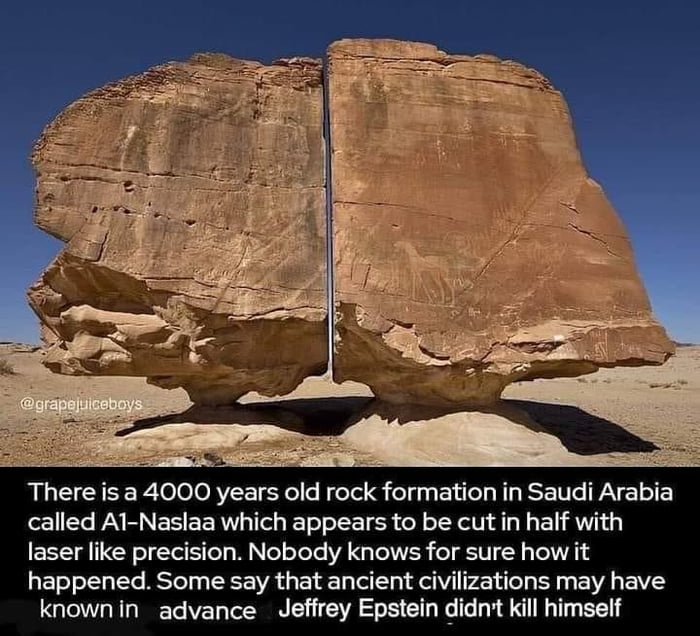 Alien technology did this. - 9GAG