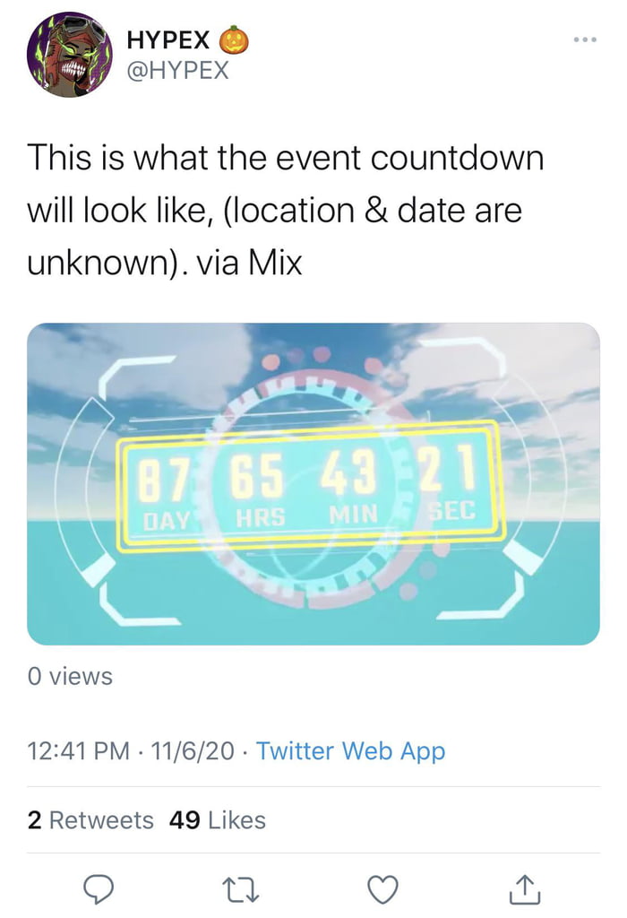 This is what the event countdown timer will look like via @HYPEX - 9GAG