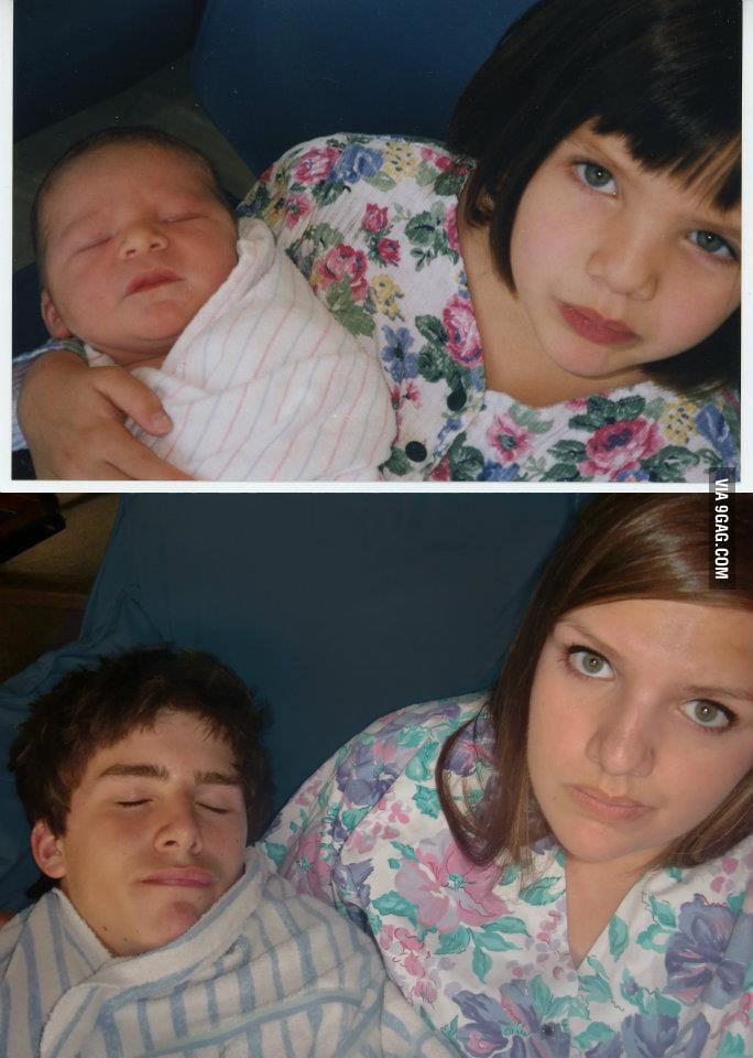 This baby grows fast - 9GAG